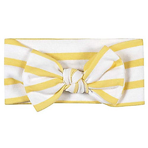 Gerber baby girls 3-piece Dress, Diaper Cover and Headband Set Casual Dress, Yellow Bumblebee, 12 Months US