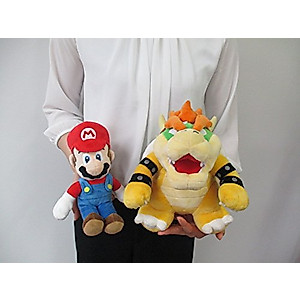 Sanei Super Mario All Star Collection 10" Bowser Plush, Small