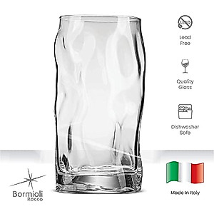 Bormioli Rocco Sorgente 15.5 oz. Cooler Glasses, Set of 6,