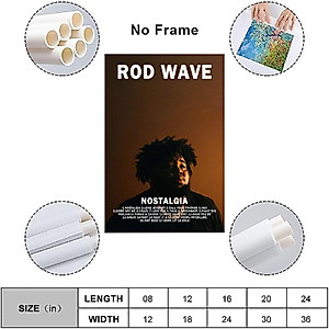 Rod Poster Wave Nostalgia Music Album Cover Canvas Art Poster And Wall Art Hanging Decor for Modern Family Corridor Posters 12x18inch(30x45cm)