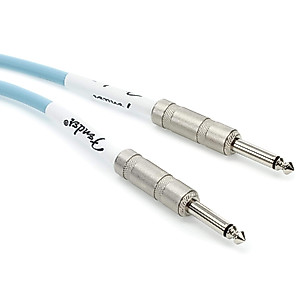 Fender Original Series Instrument Cable, Straight/Straight, Daphne Blue, 10ft
