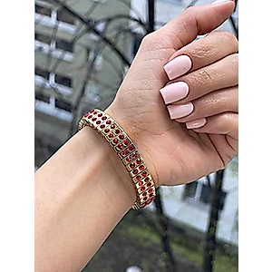 10ct HANDMADE Limited Edition ANTIQUE 1990 Reindeer Figurine LARGE FABERGE Egg Jewelry Box & Fabergé Pendant Necklace & RUBY Bracelet 24k GOLD Womens Day Deer Statue for Home Decor Reindeer Unique 14"