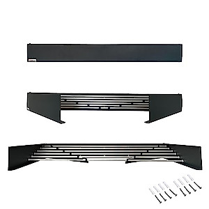 LEBENSART Laundry Drying Rack, Stainless Steel Collapsible Wall Mounted Space Saving Clothes Drying Rack, Indoor and Outdoor Foldable Drying Rack, 60lbs-20 Ft Drying Capacity, 40" (Anthracite Gray)