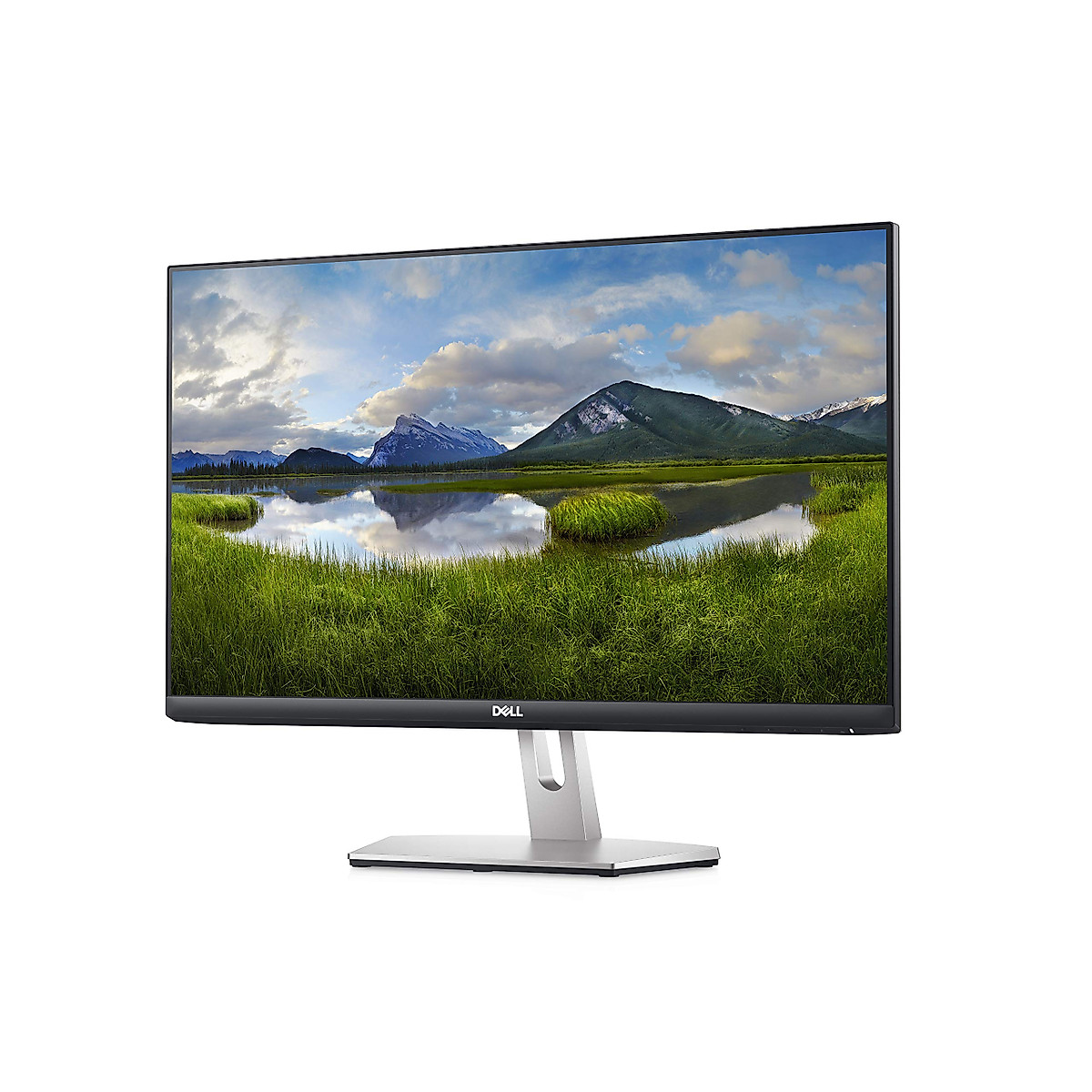 Dell S2421H 24 Inch Full HD 1080p Monitor, IPS Ultra-Thin Bezel, 2 x HDMI Ports, Built-in Speakers, Silver