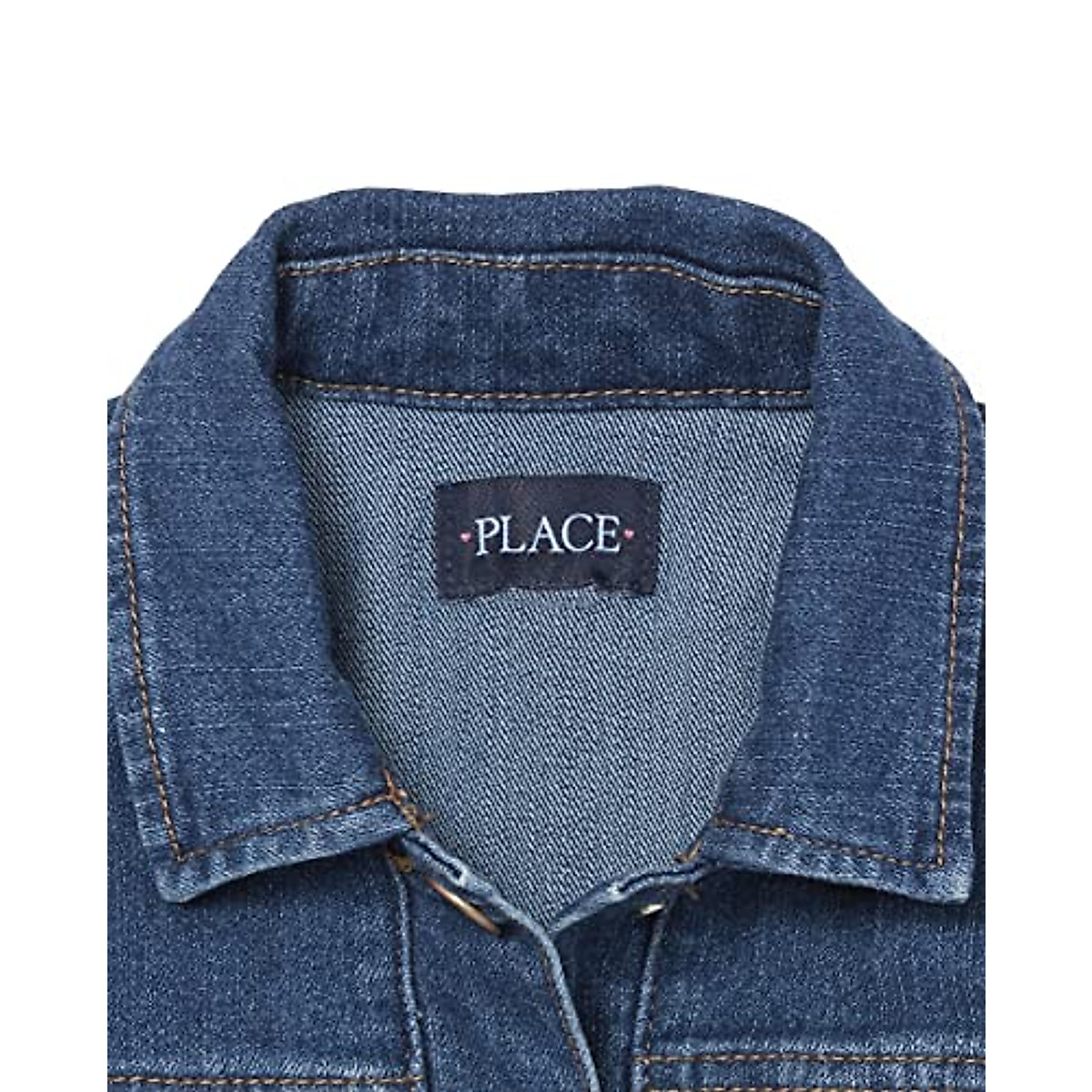 The Children's Place girls Basic Denim Jacket, Azure Wash, Medium US