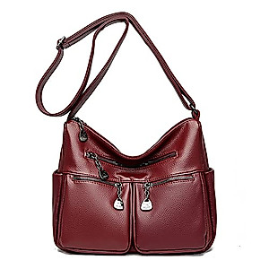 Casual Shoulder Bags for Women Ladies Handbag Leather Female Bag Large Capacity Travel Tote Bag