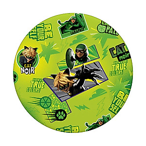 Miraculous Collection Iconic Cat Noir and Carapace PopSockets Swappable PopGrip