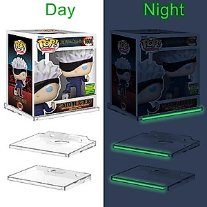 TERDEWE (12 Pack) Clear Floating Wall Shelf, Wall Floating Shelves for Funko Pop, Action Figures,Security Cameras, Baby Monitors, Speakers or Any Small Accessories.