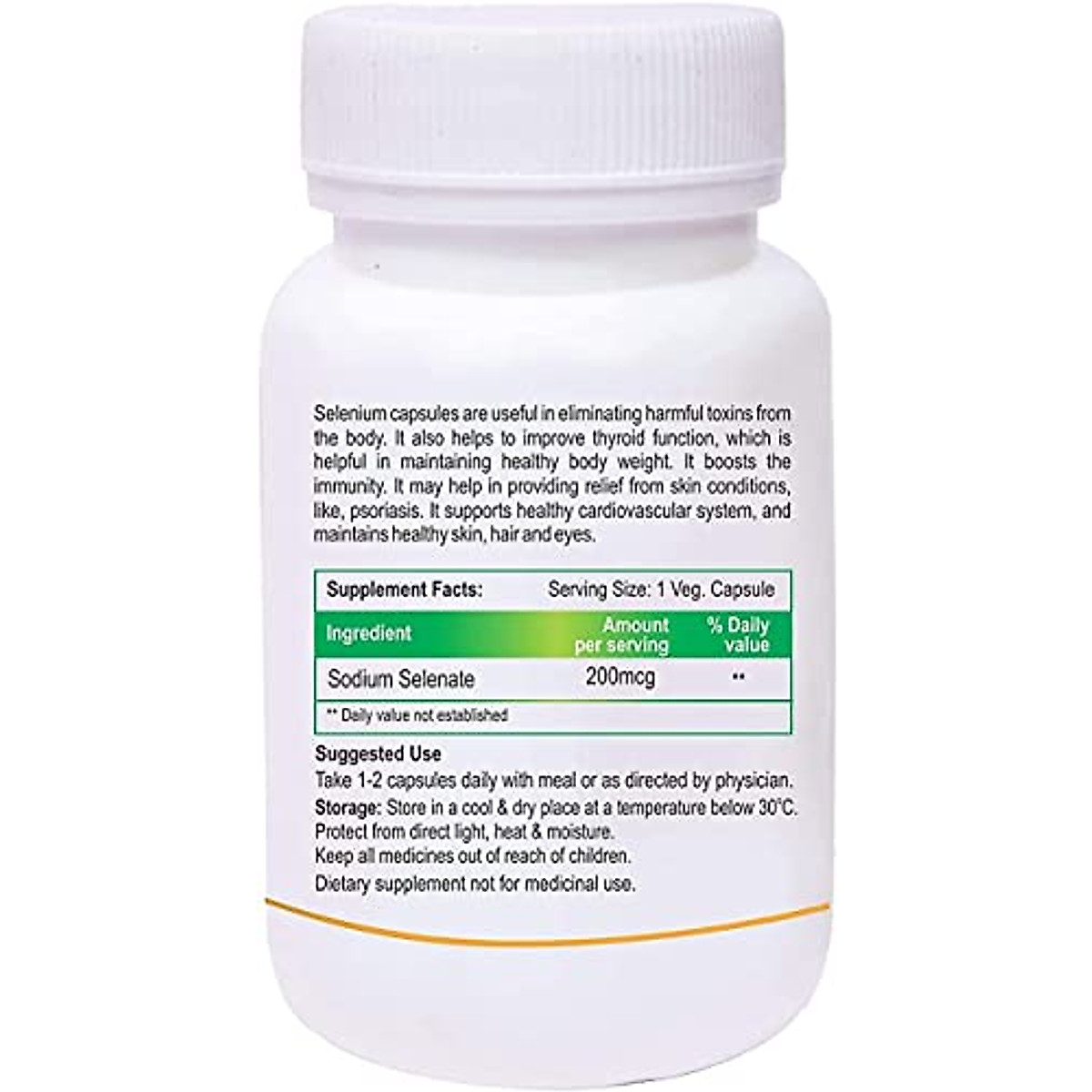 JOKE Biotrex Nutraceuticals Selenium 200 Mcg (60 Veg Capsules)