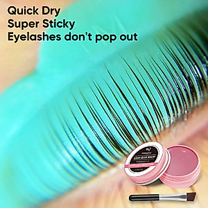 PERMANIA Lash Lift Rod Adhesive, New Brow Lamination Glue Balm, Soft Fragrance Strong Viscosity and Water Solubility for Lash Perm Kit (Peach)