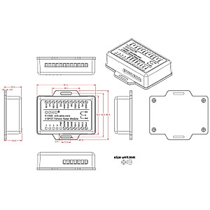 4 SPDT 10Amp Power Relay Module for Raspberry Pi etc IoT Project, DC5V Version
