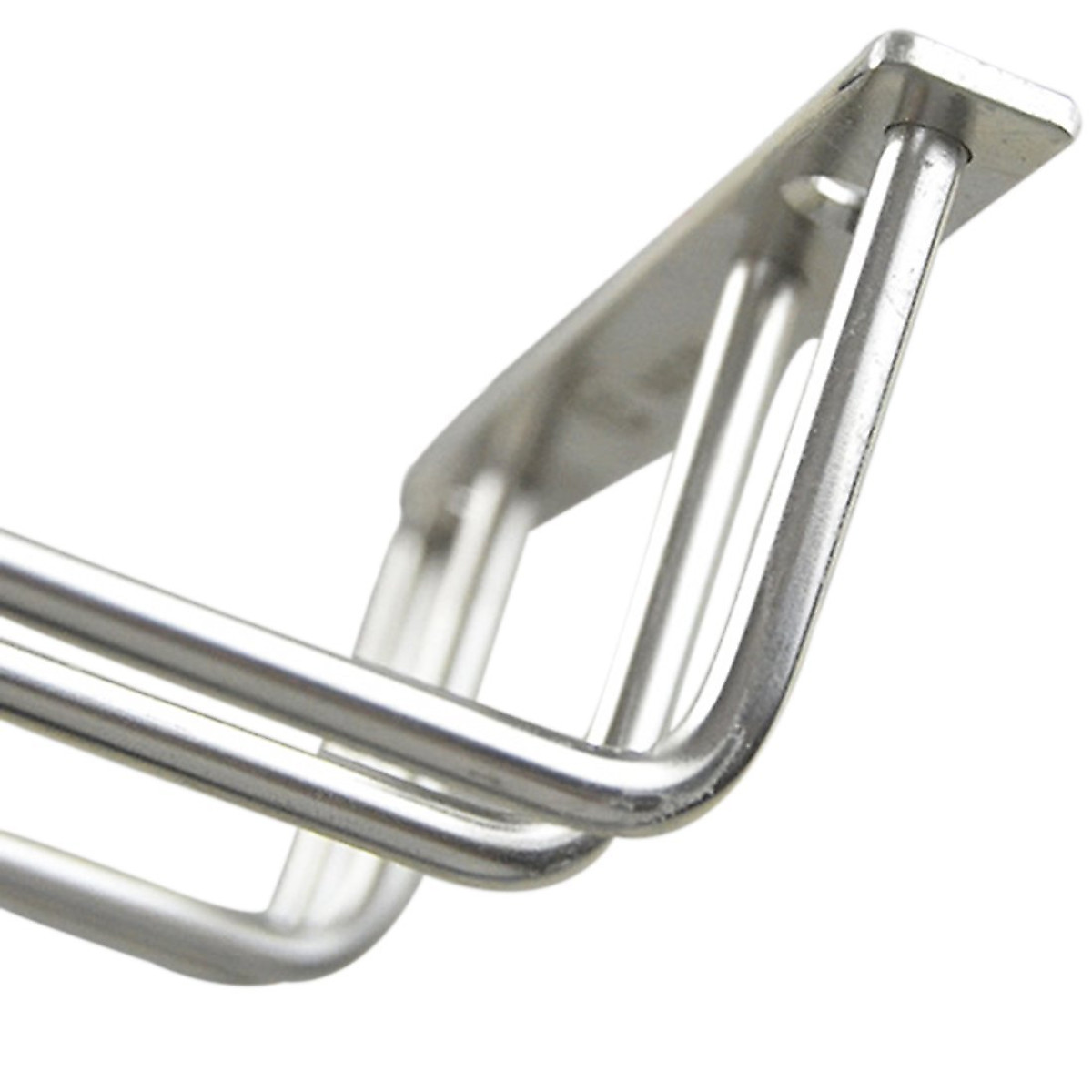 Wine Glass Rack, 2 Rows Stainless Steel Wall-Mounted Wine Glass Hanger For Bar Home By Hmane (Silver)