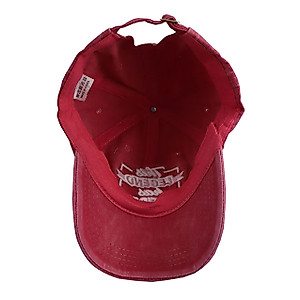 Funny Retirement Gifts for Men and Women, This Legend Has Retired Baseball Cap, Adjustable Embroidered Vintage Cotton Denim Hats for Dad, Mom, Grandma, Grandpa 3DRed