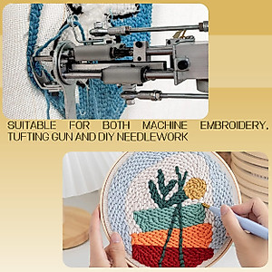 72 x 40 Inch Primary Tufting Cloth and 72 x 40 Inch Non Slip Fabric Final Backing Cloth Monks Cloth for Tufting Gun Rug Tufting Supplies Embroidery Crafts Favors