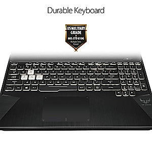 ASUS TUF FX505DT Gaming Laptop- 15.6", 120Hz Full HD, AMD Ryzen 5 R5-3550H Processor, GeForce GTX 1650 Graphics, 8GB DDR4, 256GB PCIe SSD, RGB Keyboard, Windows 10 64-bit - FX505DT-AH51
