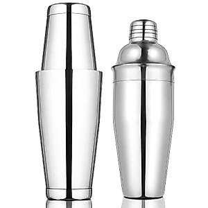 Etens Cocktail Shakers Set, Bundle Martini Shaker Boston Shaker for Bar Bartending, Stainless Steel Drink Mixer Bartender Weighted Shaking Tins