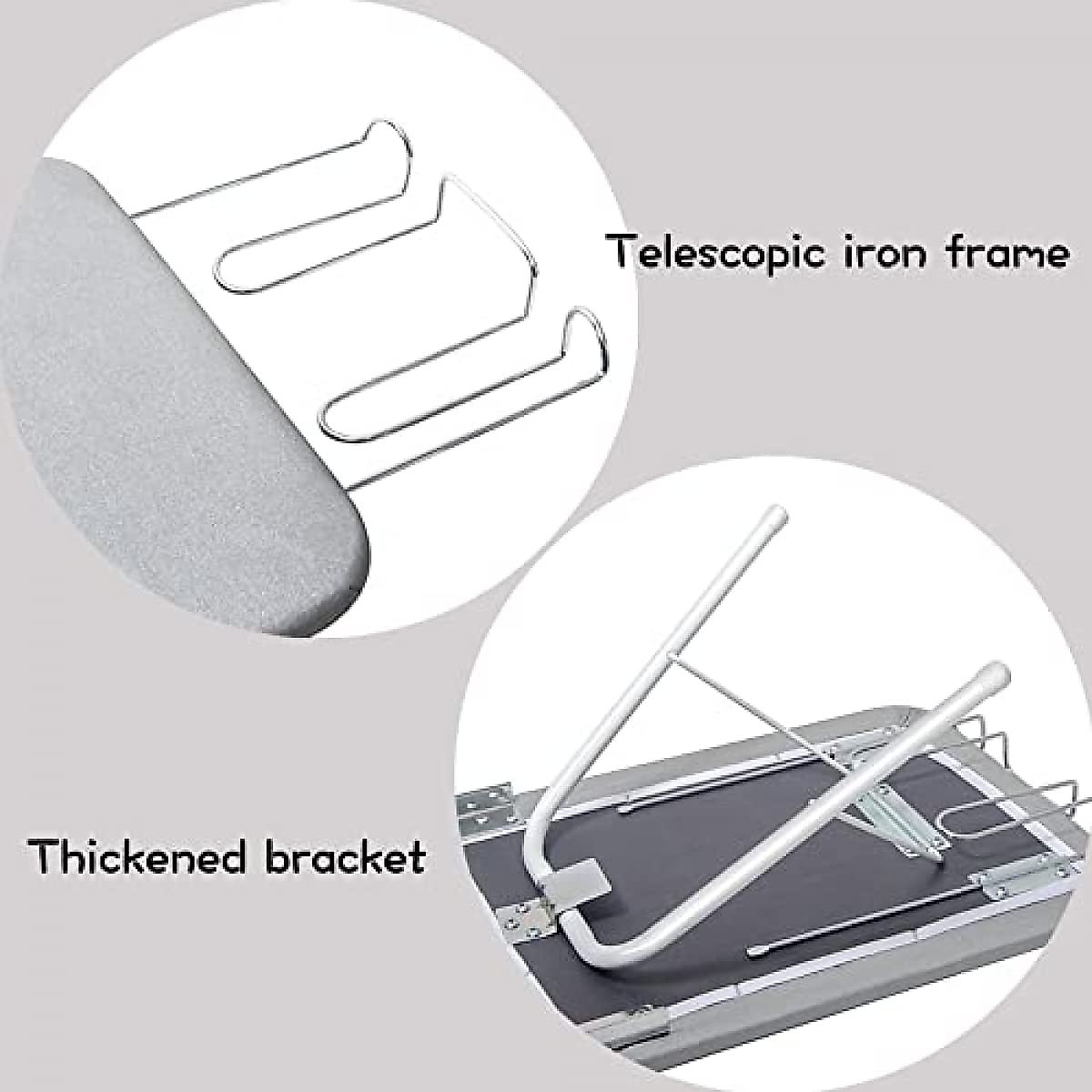 Tabletop Ironing BoardMade Portable Iron Board with Extra Layers Padding, Scorch Resistant Cotton Top, and Foldable Steel Legs with Safety Lock to Easily Store Away