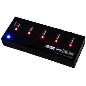 [New Update Version] EZ DUPE 1 to 4 Mini USB Plus MK II Duplicator - Standalone Portable USB Flash Media Thumb Drive Compact Copier (DM-FU0-5V04B-V2)