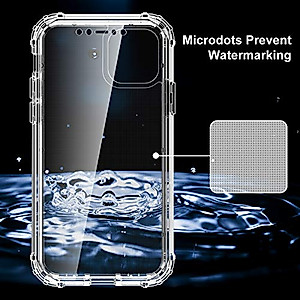 BAISRKE Case Cover for iPhone 11 Pro Max,[Built in Screen Protector] Dual Layer Full Body Shockproof High Impact Protective Phone Case Cover for iPhone 11 Pro Max 6.5 inch - Clear