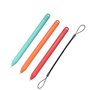 Replacement Colorful Stylus Drawing Pen and Lanyard for LCD Writing Tablet, Colorful Drawing Tablet,Kids Drawing Pads,Doodle Board(3 Pack Stylus Pens(Random Colorful) and 1 Lanyard)