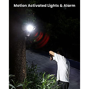 ieGeek Floodlight Camera, Outdoor Home Security Camera, 2K Wired Flood Light Camera Outdoor with Motion Sensor Cam, 2600 Lumens,Color Night Vision,110dB Siren,2 Way Audio,Compatible with Alexa