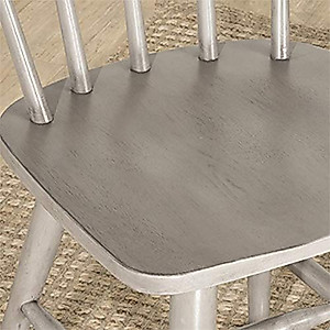 Hillsdale Furniture Hillsdale Mayson Spindle Back, Set of 2 Dining Chair Gray