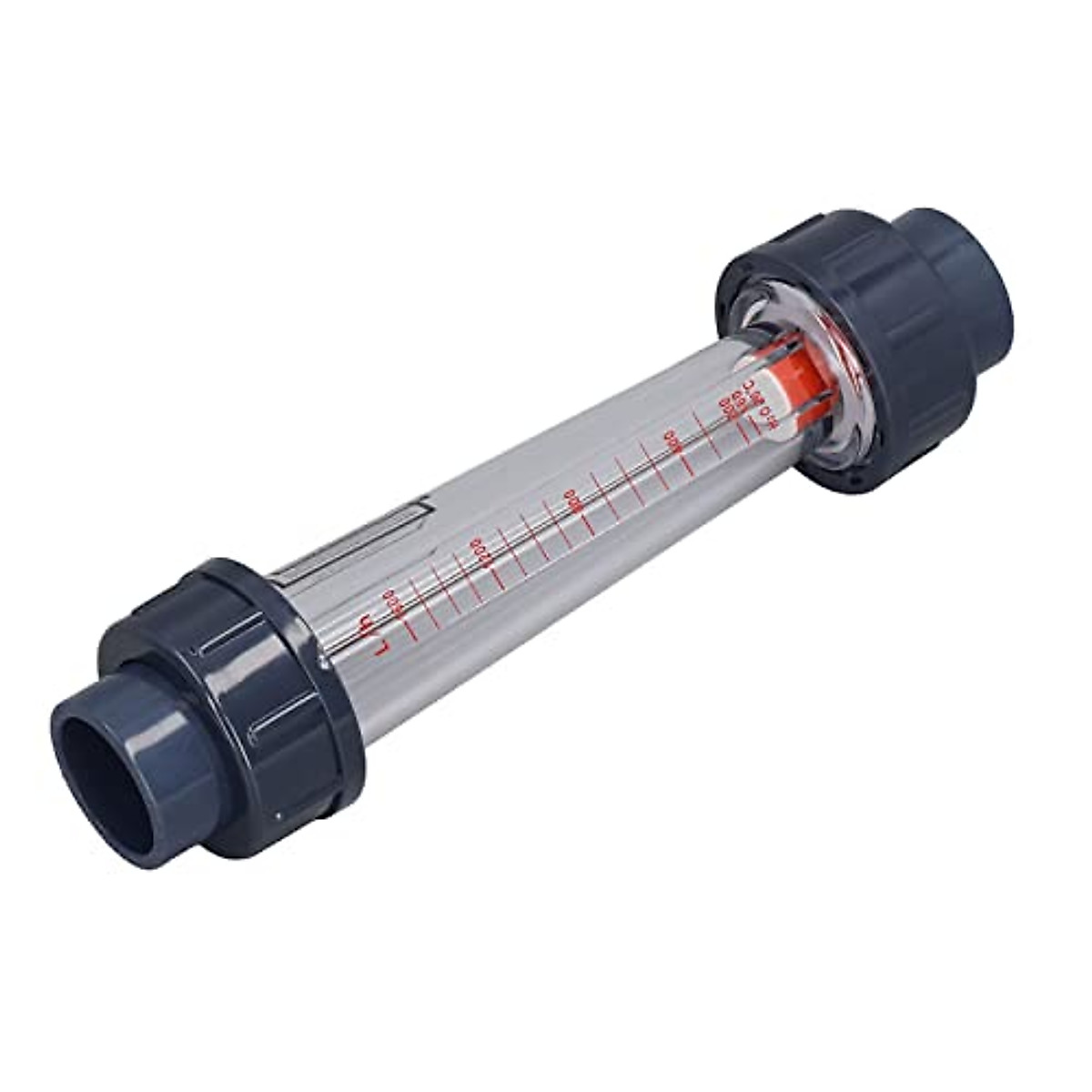 Plastic Tube Liquid Meter, High Accuracy Water Meter Gauge, 160 1600LPH Large Range, ABS Shell for Durability, and Alkali