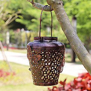 ZHUANYIYI Hollow Solar Lights, Garden Lawn Lighting Landscape Lights, Home Garden Pavement Decoration Night Lights