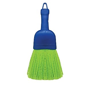 Lola Products Whisk Broom, Hand Brush, Durable Bristles, Whisks Away Dirt & Debris, Compact, Hang Hole for Easy Storage, Indoor/Outdoor, 1 Pack