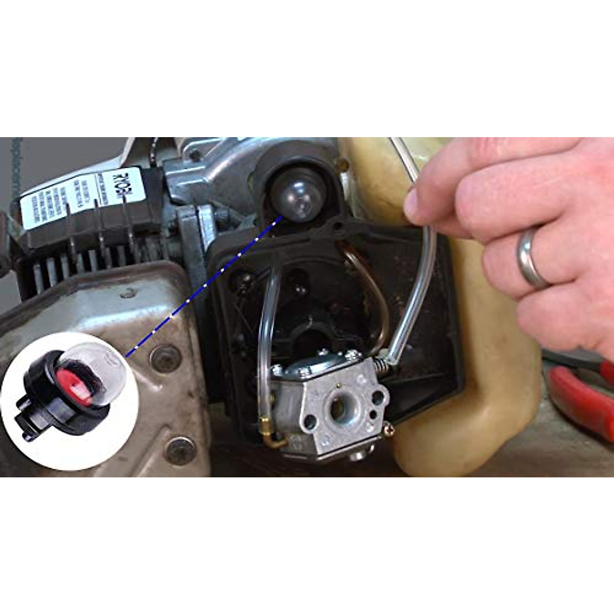 Poweka 503936601 Primer Bulb Compatible with Husqvarna Stihl Craftsman Poulan Chainsaw 455 Rancher 460 445 450 435 Pack of 10