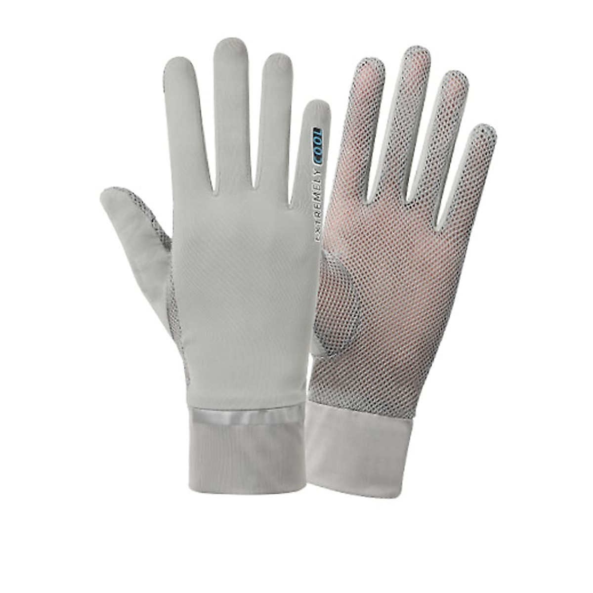 Reflective Mesh Driving Gloves for Women Summer Anti-UV Protection Sunscreen 2 Fingers Flip Touchscreen Cooling Breathable Gloves Cycling Riding Full Palm Sport Non-Slip Grip Motorcycle Golf Mittens