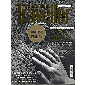 CONDE NAST TRAVELLER, BRITISH EDITION, OCTOBER, 2018 21st ANNIVERSARY ISSUE