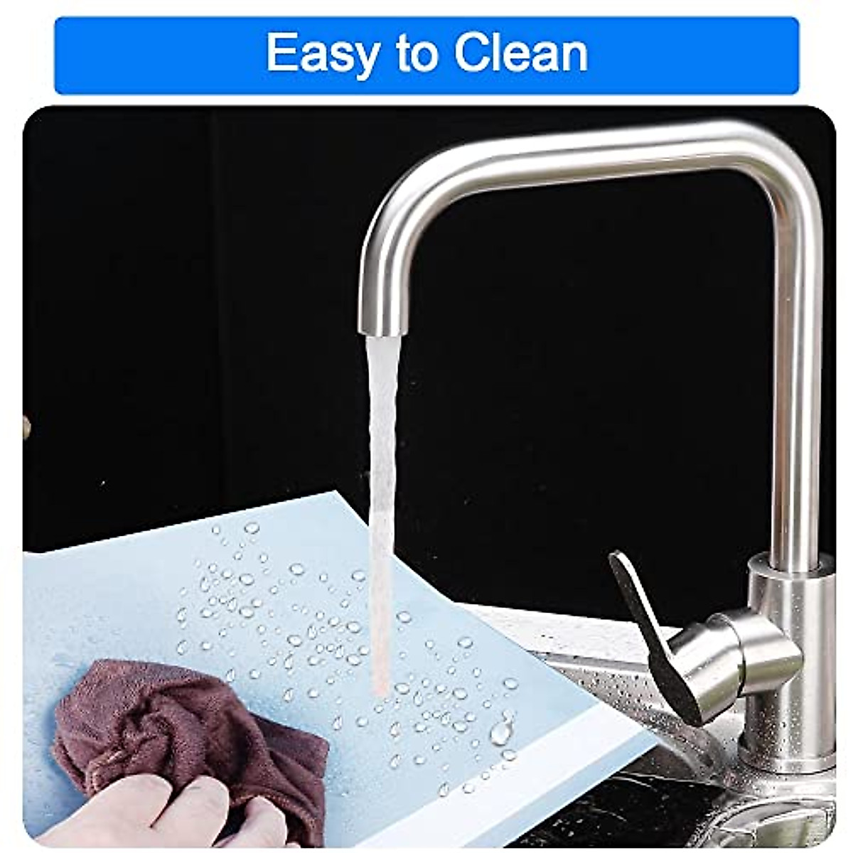 Deapher 3 Pcs/Set High Sided Cat Litter Box Pee Shields, 14.8"x 11" Tall Litter Box Splash Guard, Transparent Pee Privacy Shields for Open Top Litter Box, Easy to Clean (Litter Box Not Included)