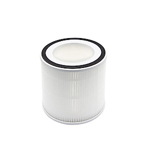 PuriDoc AM-A150 Air Purifier Filter Replacement H13 True HEPA Filter Filter for Home, Bedroom, 1 Pack White