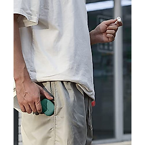 IMIVIO Airpods Pro 2 Case Cover 2022/AirPods Pro Case 2019, Silicone Protective Charging Case Skin Compatible Apple Airpods Pro 2nd/1st Generation Case with Keychain, Front LED Visible (Pine Green)