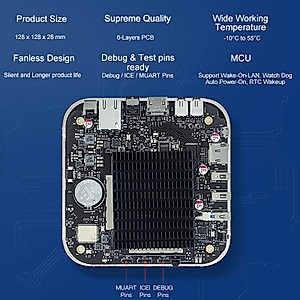 MINIX X35-i Plus 4K Ultra HD Industrial Android Player, WiFi 6/2GB DDR4/32GB eMMC 5.1 /GLAN/Pre-Rooted Firmware/Wake On LAN/Auto Power. Ideal for Digital Signage and Industrial Application.