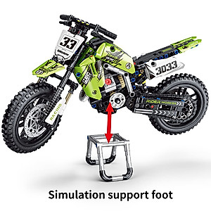 Mesiondy Motorcycle Toy Building Blocks Kit,Stem Bricks Sets,Toys for Boys & Adults,Build A Model Motorcycle, (476 Pieces)………