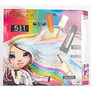 Rainbow High Hair Studio – Create Rainbow Hair with Exclusive Doll, Extra - Long Washable Hair Color & Complete Doll Clothes and Accessories- Fun Playset for Kids Ages 4+