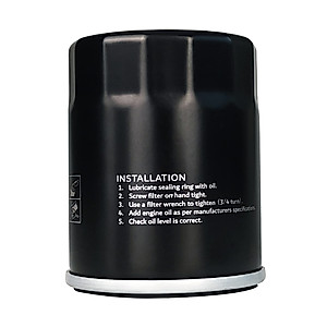 Arpisziv Oil Filter 070185E Fit Ge-nerac 760cc 990cc Engines 8-24kw Guardian Portable Generator Universal Rep 070185ES(4 Pack)