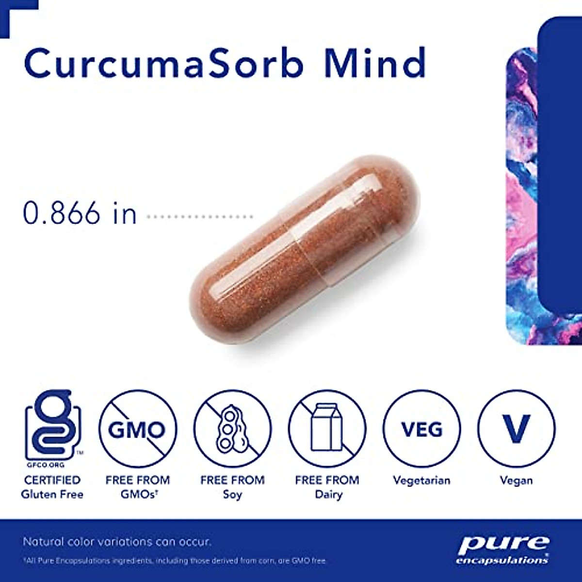 Pure Encapsulations CurcumaSorb Mind | Supplement to Support Memory, Sharpness, and Cognitive Function* | 60 Capsules
