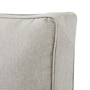 Classic Accessories Montlake Water-Resistant 42 x 18 x 3 Inch Outdoor Bench/Settee Cushion Slip Cover, Patio Furniture Swing Cushion Cover, Heather Grey, Patio Furniture Cushion Covers