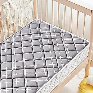 Crib and Toddler Mattress - 52" x 27.6" x 5" - Premium Foam - Firm - Dual Sided Standard Size Baby Mattresses for Crib and Toddler Bed - Baby Crib Mattress - Toddler Mattress for Toddler Bed