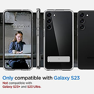 Spigen Ultra Hybrid S Designed for Galaxy S23 Case (2023) - Crystal Clear