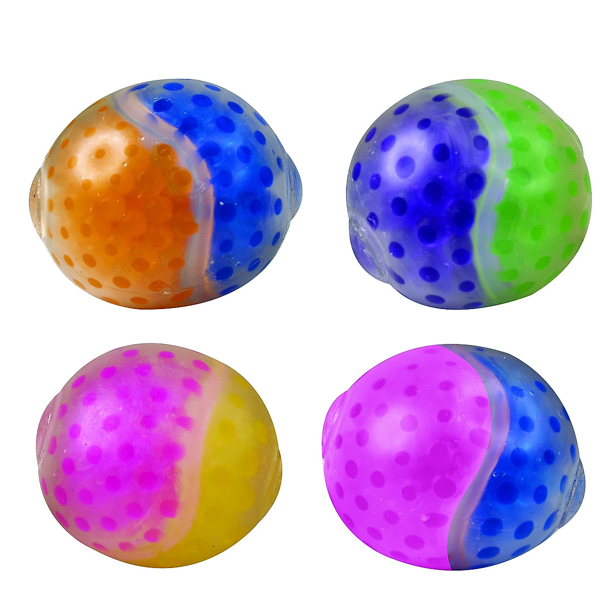 Raymond Geddes Double Color Boba Ball Display of 12
