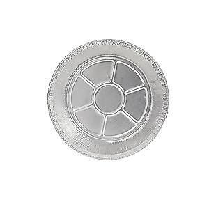 Waytiffer 9" Pie Pans (10pack) - Disposable Aluminum Foil Pie Tins,Heavy-duty, Baking Tin Plates, Standard Size