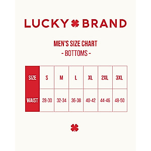 Lucky Brand Men's Boxer Shorts - 6 Pack Classic Cotton Woven Boxers for Men With Functional Fly, Relaxed Fit (Sizes: S-XXL), Size Large, Navy/Plaid/Print