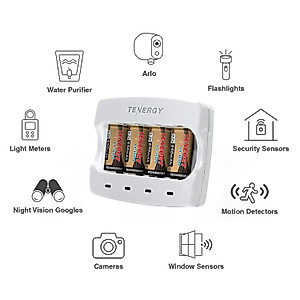 Tenergy 12 Pack Batteries Compatible with Arlo Wireless Cameras Certified Works with Arlo