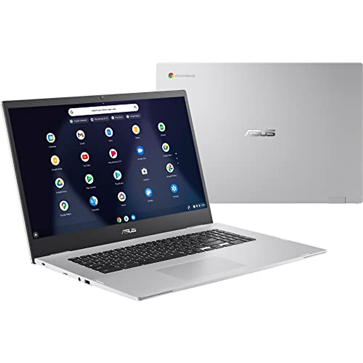 ASUS Chromebook Light Laptop, 17.3" FHD Widescreen Slim-Bezel, Intel Celeron N4500, Type-C, Wi-Fi 6, Intel UHD Graphics, 17 Hours Battery Life, Webcam (4GB DDR4 RAM | 32GB eMMC+32G SD Card)