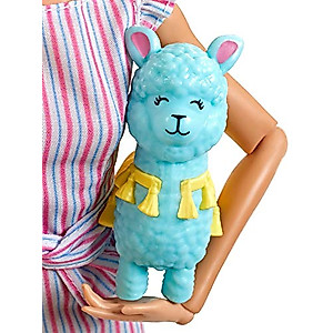 Barbie Tiny Wishes Doll (11.5-inch Blonde) Collectible Doll in Wrap Dress and Accessories