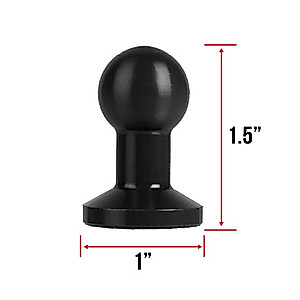 Aluminum Tripod Adapter with 1/4"-20 Hole and 20mm Ball | by TACKFORM